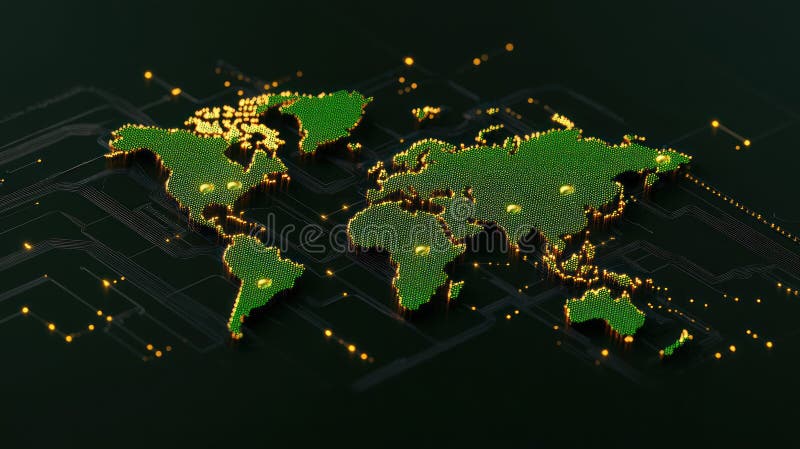 Global Technology Map: Navigating the World of Computers Stock ...