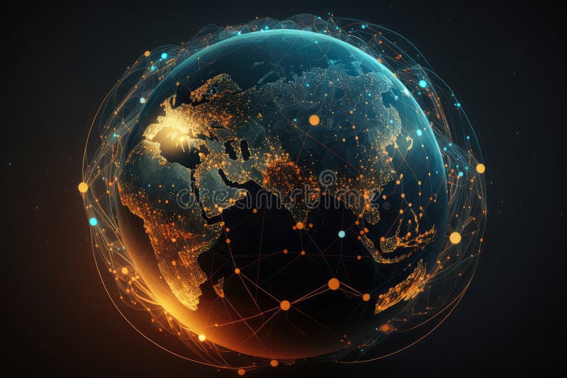 World Map Nodes Linked Lines Stock Photos - Free & Royalty-Free Stock ... World Map Nodes Linked Lines Stock Photos - Free & Royalty-Free Stock ...