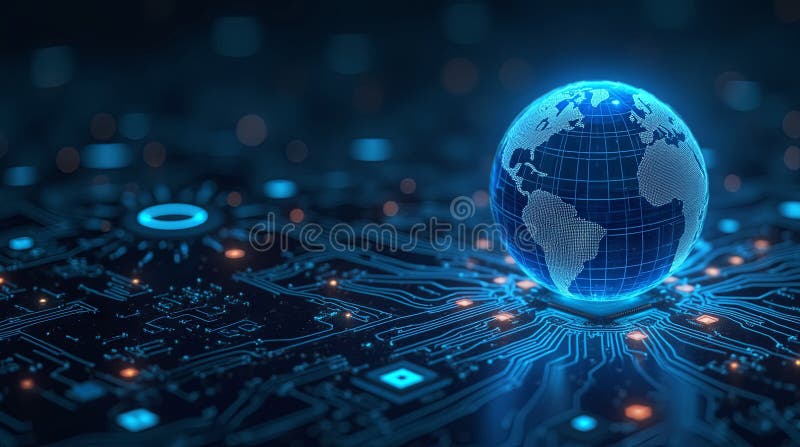 Global Technology Shaping Digital Transformation Worldwide Stock ...