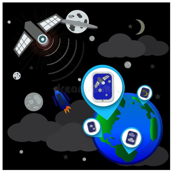 Global Telecommunications - Illustration Stock Illustration ...