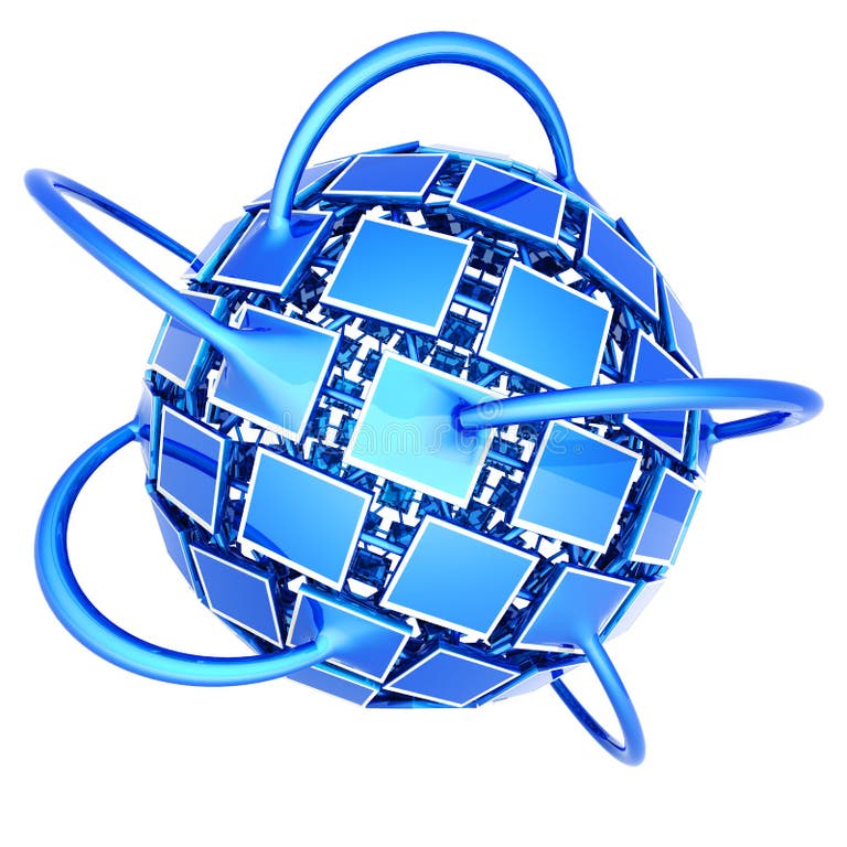 Global television network stock illustration. Illustration of ...