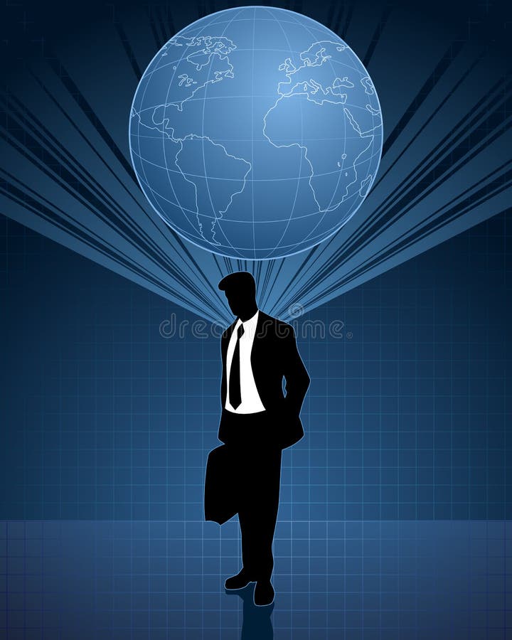 Global Thinking in Business Stock Vector - Illustration of growth, idea ...