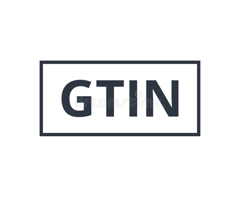 Global Trade Item Number Symbol. Vector Illustration Stock Vector ...