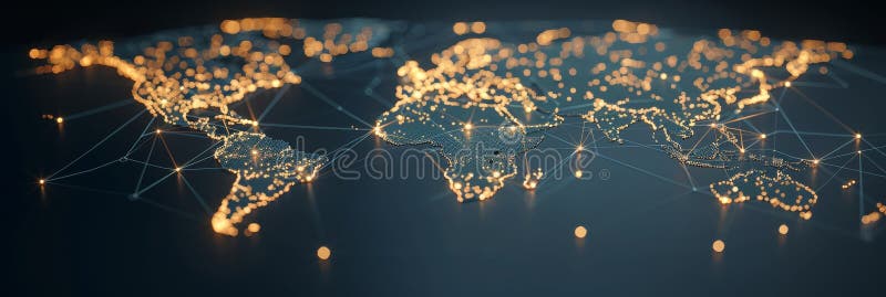 Global Trade Network Mapping Essential Shipping Routes and Supply Chain ...