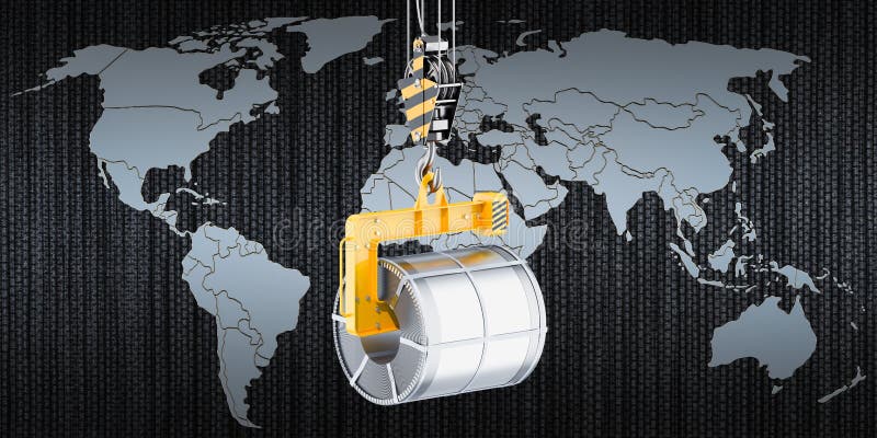 Global Trade War Concept, 3D Rendering Stock Illustration ...