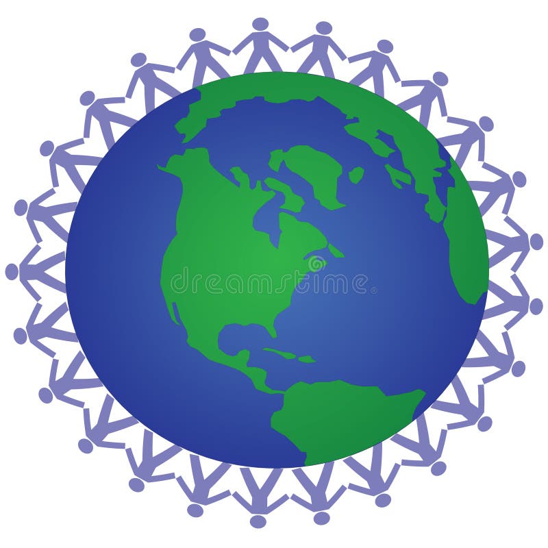 World connection stock illustration. Illustration of global - 9133887