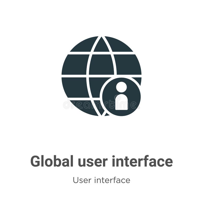 Global User Network Copyspace Stock Vector - Illustration of user, icon ...