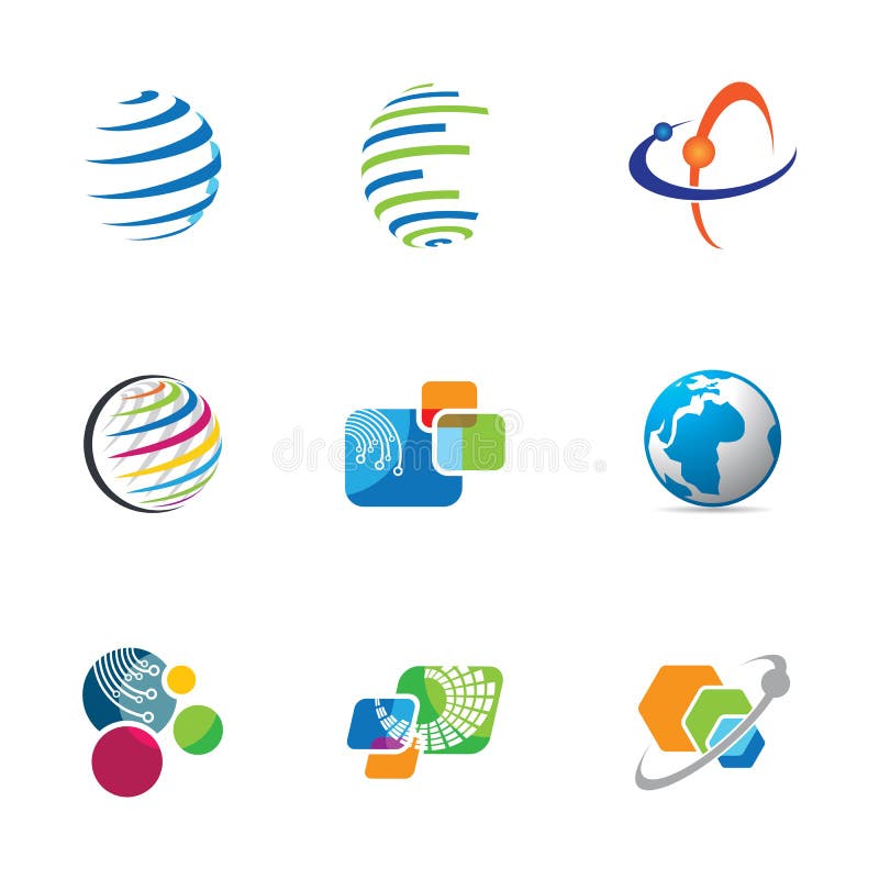 Global vector icon stock vector. Illustration of connection - 175182188