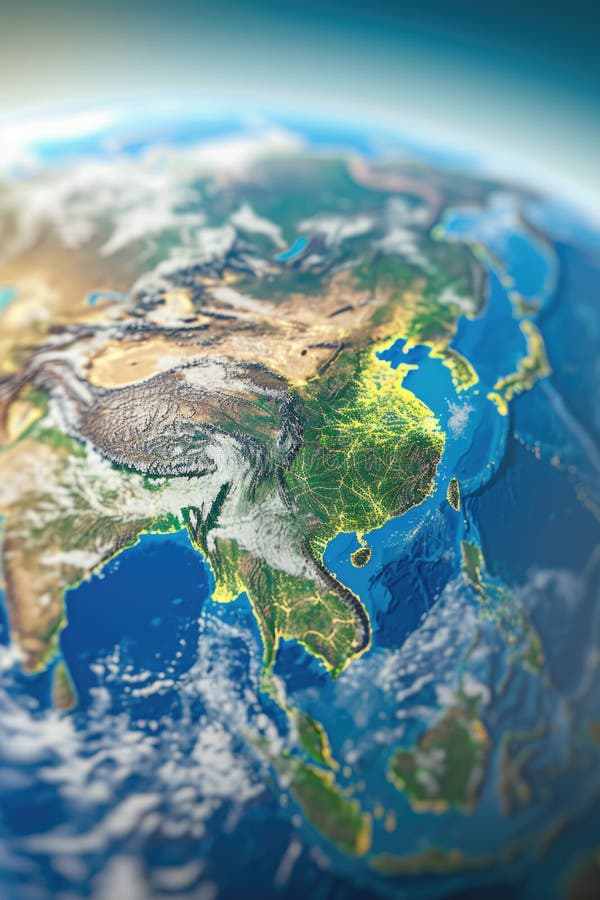 Global View of Earth stock photo. Image of worldwide - 364095272