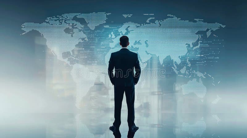 Global Vision stock illustration. Illustration of analytics - 335079893