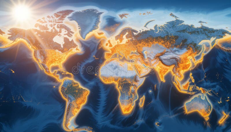 Visualization of Solar Energy Potential Across Different Continents ...