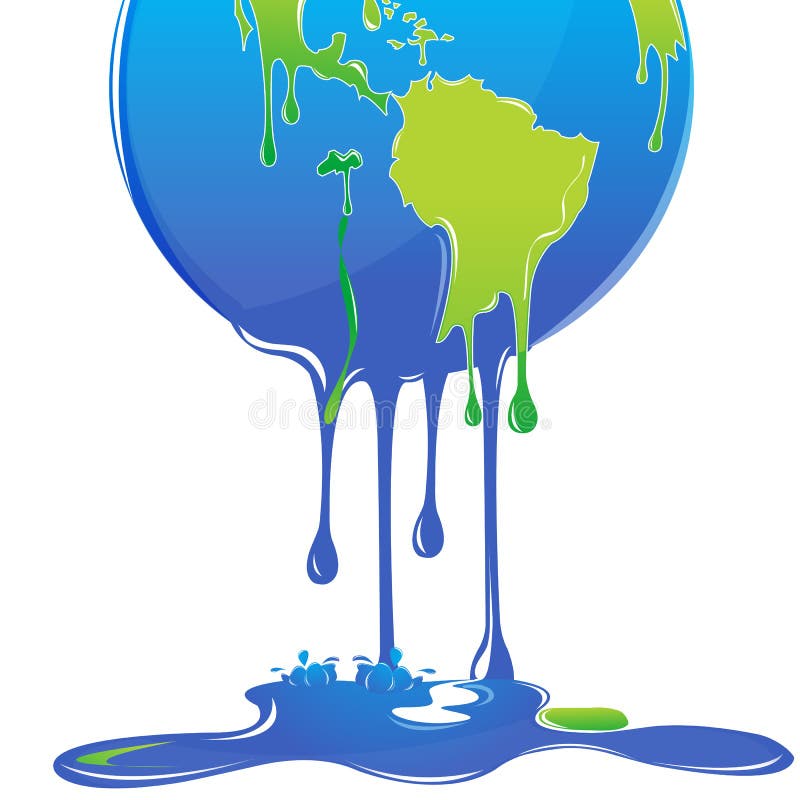 Earth is Sweating by Global Warming Stock Vector - Illustration of ...