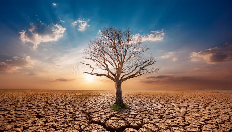 Global Warming and Climate Change Dead Tree in the Landscape ...