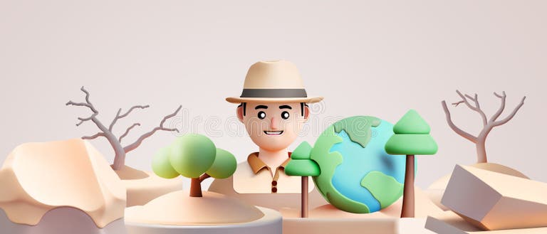 Global Warming Concept with Drought Problems in Deforestation and the ...