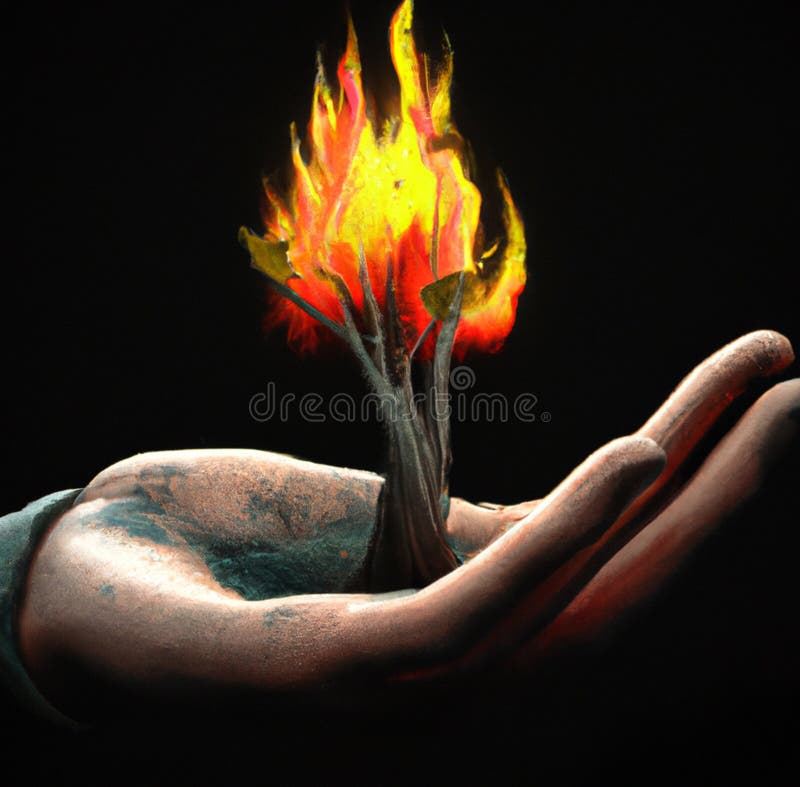 Hand Holding Planet Fire Stock Illustrations – 386 Hand Holding Planet ...