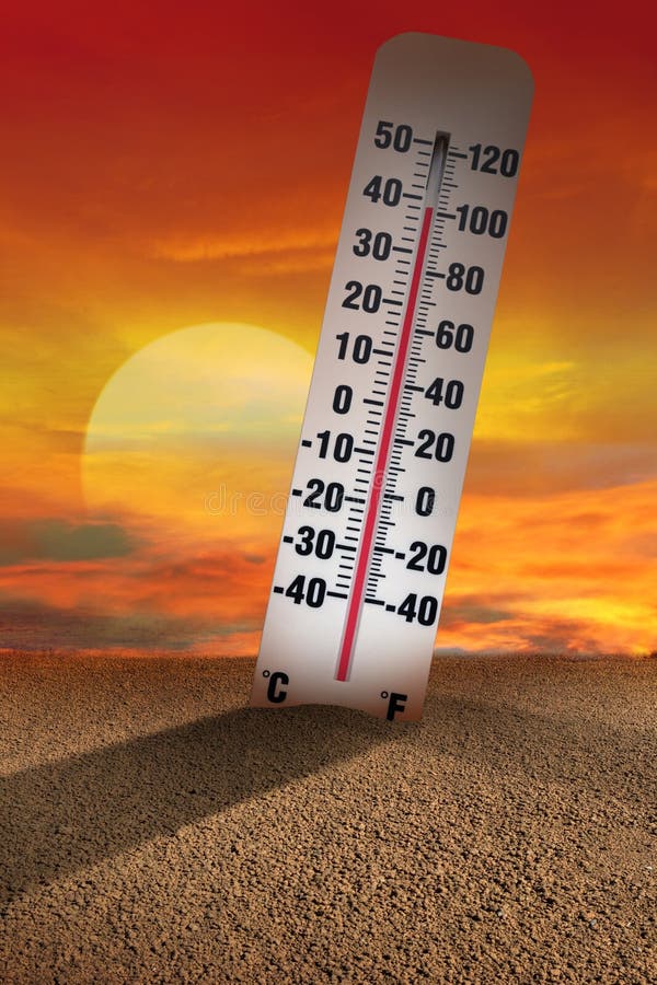 Global Warming Concepts, Hit, Rising Temperature, Climate Change Stock ...