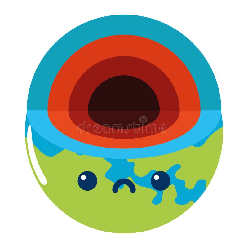 Global warming destruction stock illustration. Illustration of isolated ...