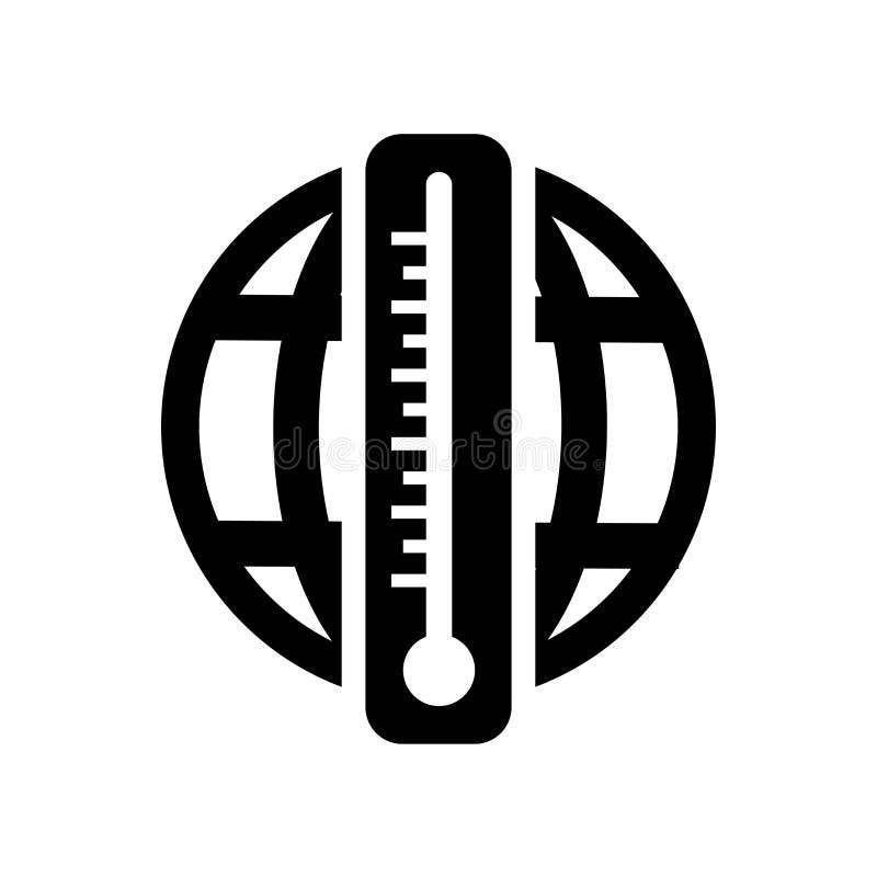 Global Warming Icon Vector Isolated on White Background, Global Warming ...