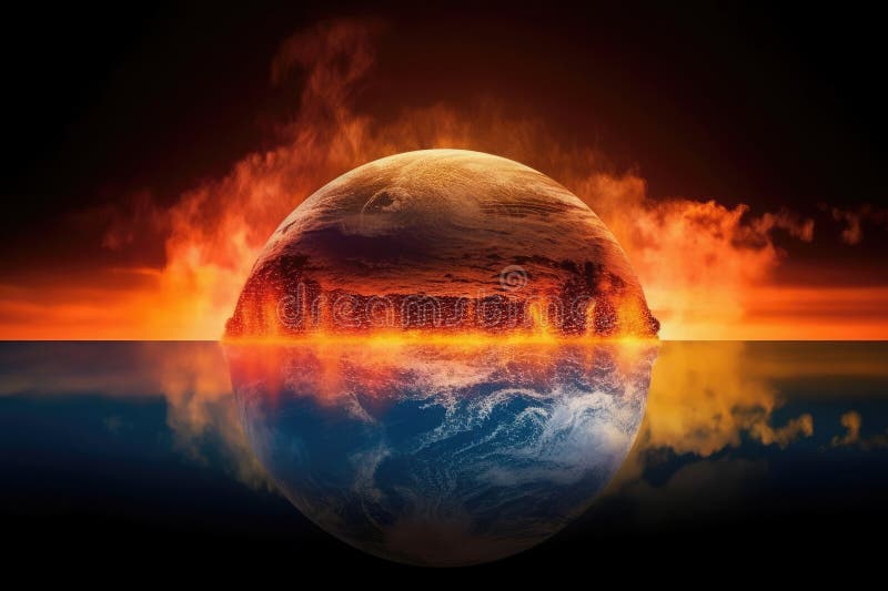 Global Warming is the Long-term Heating of Earth, Gnerative AI Stock ...