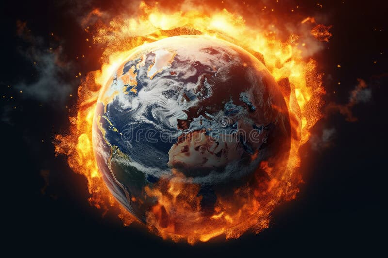 Global Warming is the Long-term Heating of Earth, Gnerative AI Stock ...