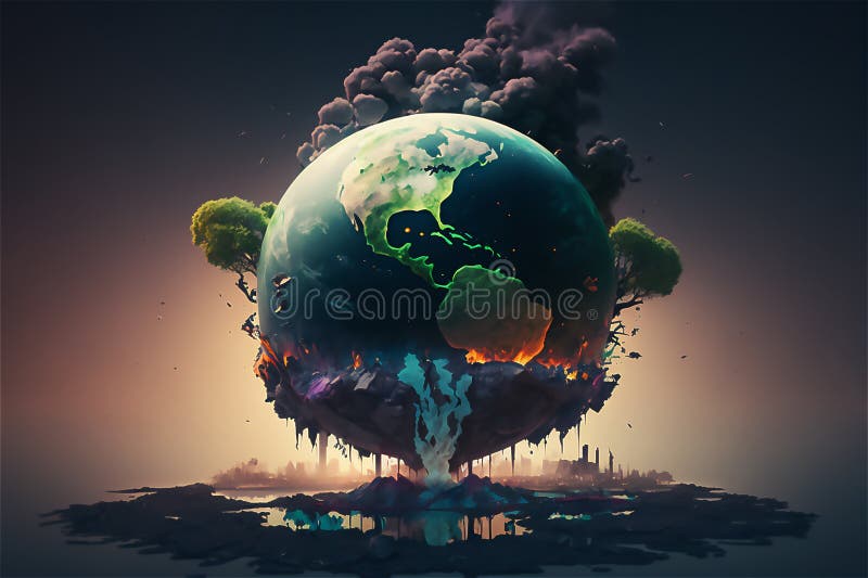 Global Warming, Pollution and Climate Change Problem of Planet Earth ...