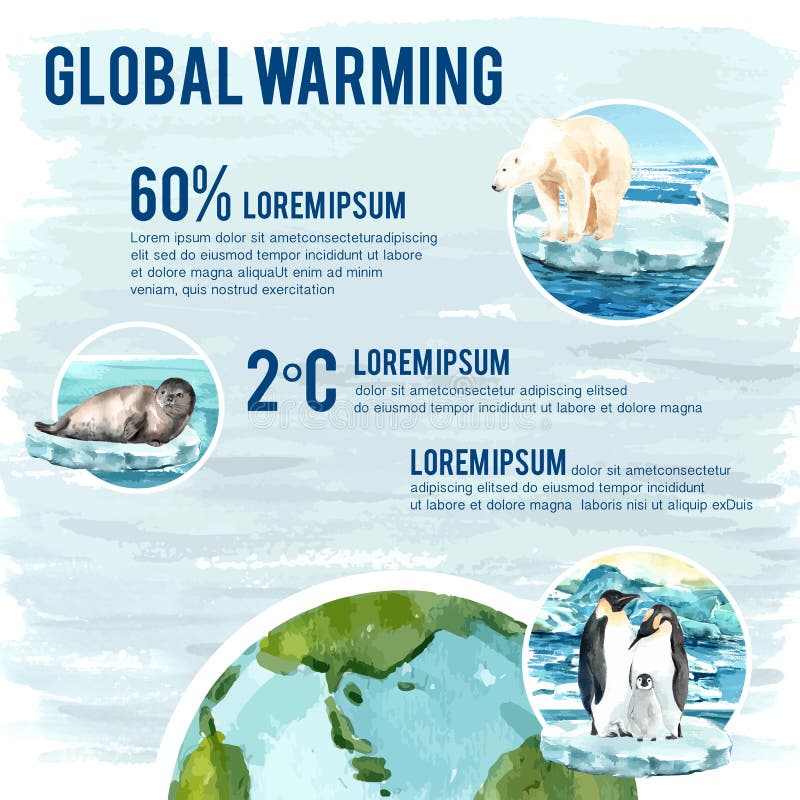Global Warming and Pollution, Save the World, Infographic Data ...