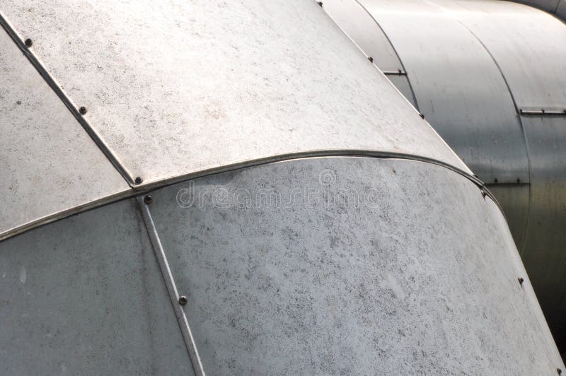 Old Rusty Pipes in an Electrical Power and Heating Station Stock Photo ...