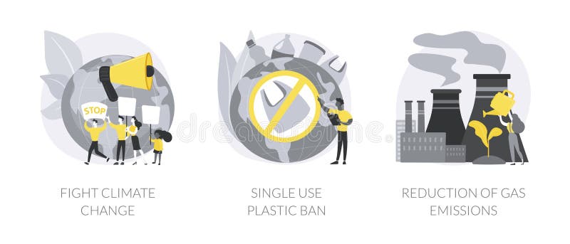 Global Warming Problems Solutions Vector Concept Metaphors Stock Vector ...