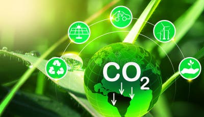 Global Warming Reduction Concept, Alternative Energy Development ...