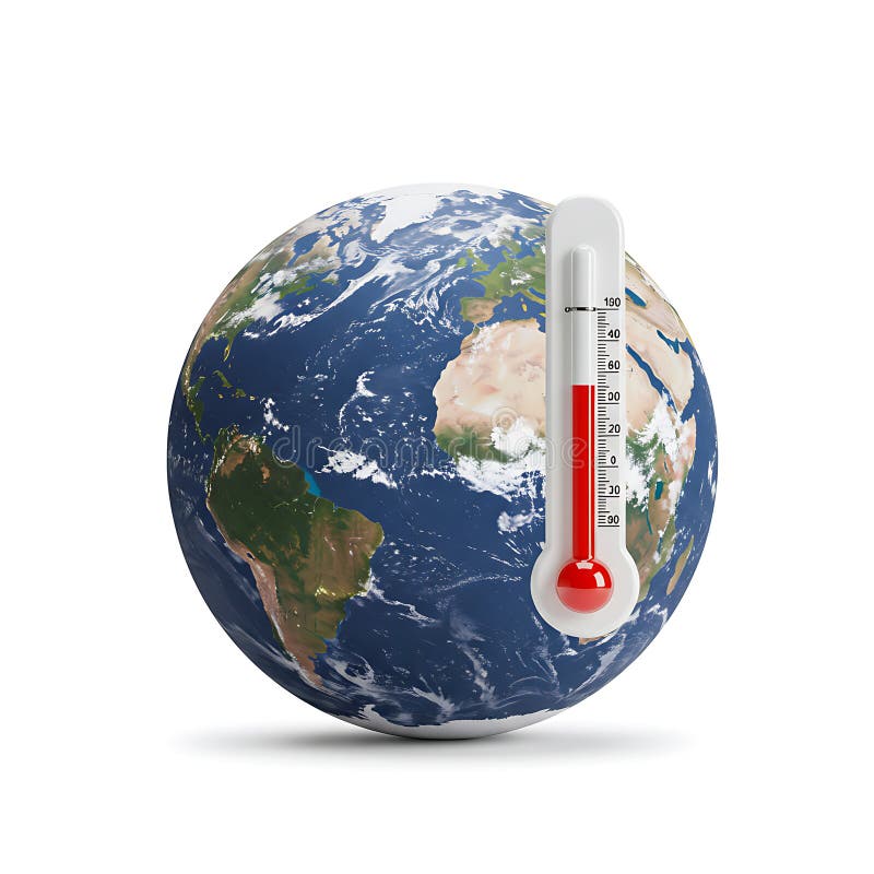 Global Warming Rising Temperatures Affecting Planet Earth Climate ...