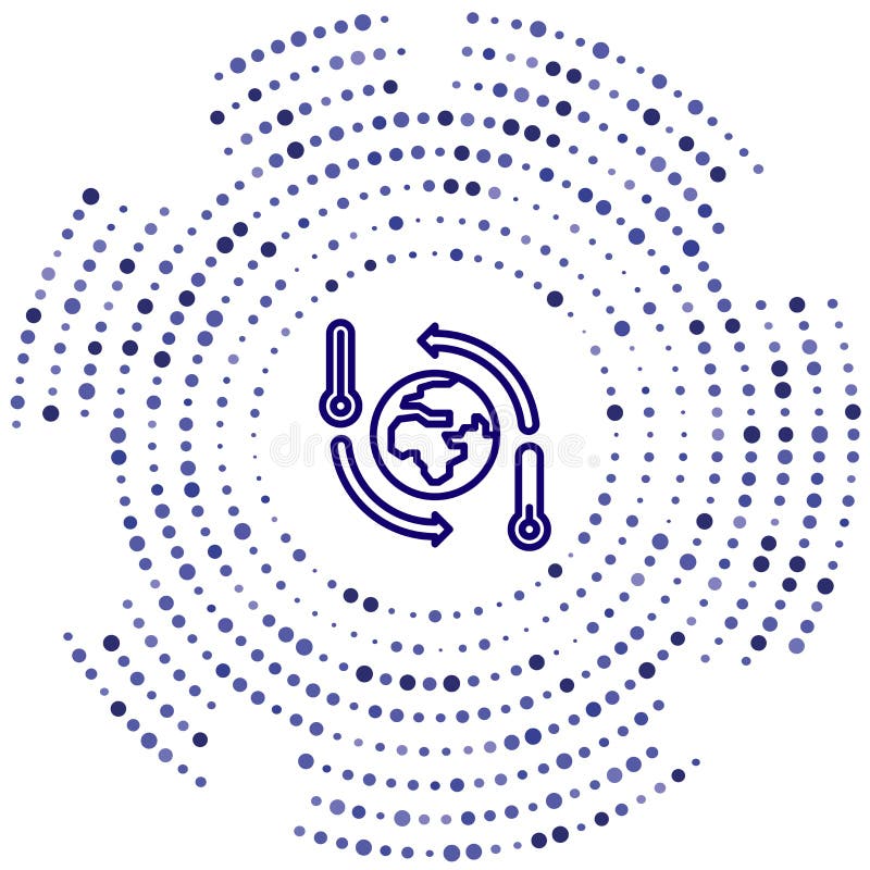 Global Warming Vector Icon. Global Warming Editable Stroke Stock Vector ...