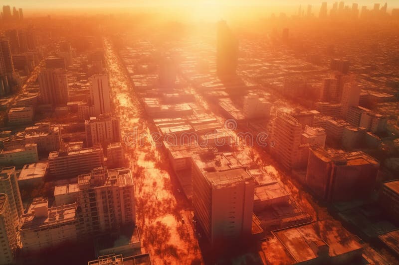 Global Warming of the Weather Climate. a Common Problem Stock ...