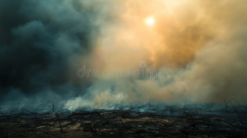 Global Warming after Wildfire with Smoke Obscuring the Sun and Burnt ...