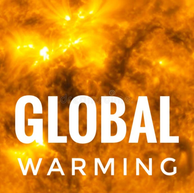 Global Warning Abstract Illustrated Background Stock Illustration ...