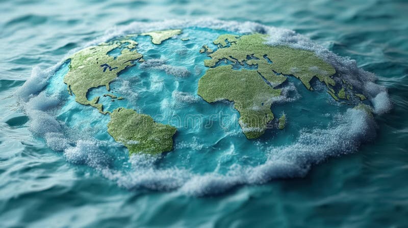 Global Water Awareness Concept. Interconnectedness of Water Resources ...