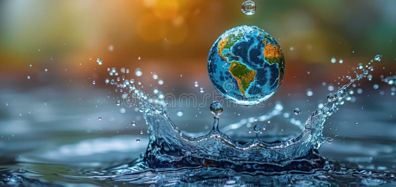 Global Water Awareness Concept. Interconnectedness of Water Resources ...