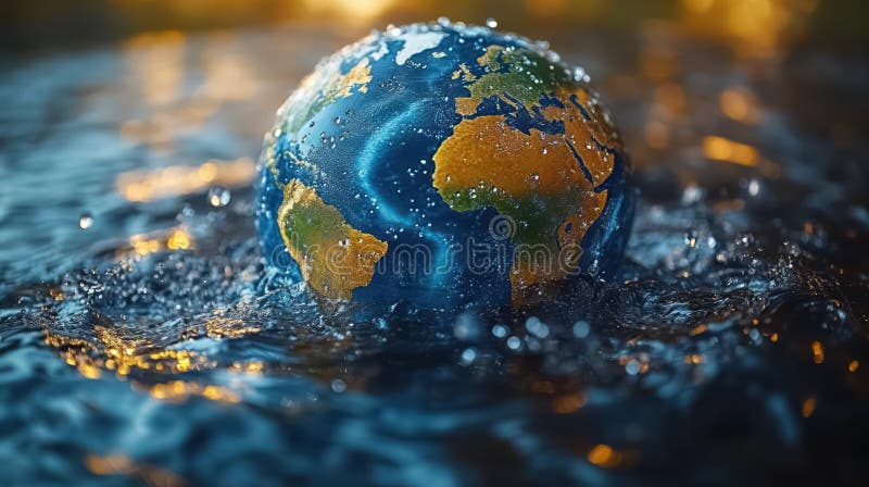 Global Water Awareness Concept. Interconnectedness of Water Resources ...