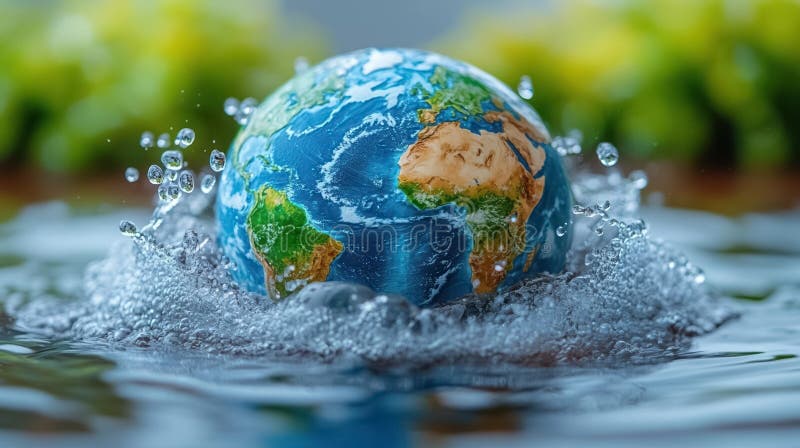 Global Water Awareness Concept. Interconnectedness of Water Resources ...
