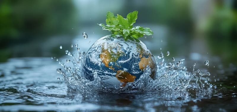Global Water Awareness Concept. Interconnectedness of Water Resources ...