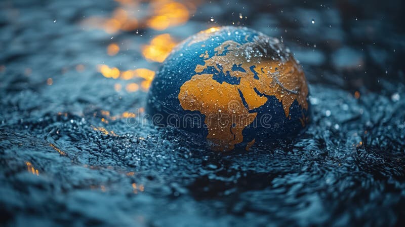 Global Water Awareness Concept. Interconnectedness of Water Resources ...