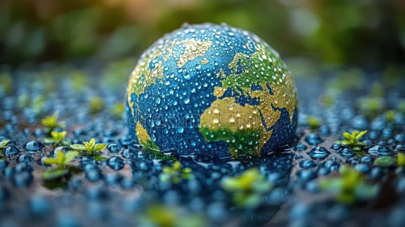 Global Water Awareness Concept. Interconnectedness of Water Resources ...