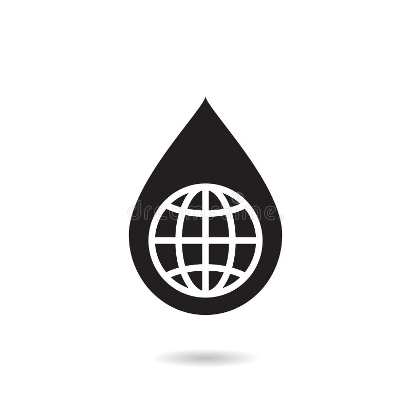 Global Water Circulation Vector Symbol for Use in Mineral Water Stock ...