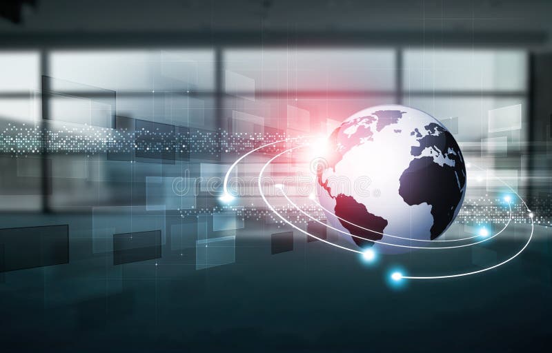 Global Web Contacts stock illustration. Illustration of business ...