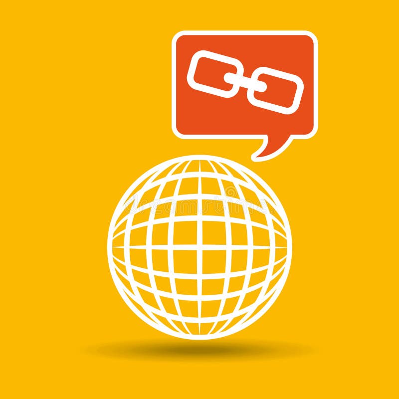 Global Web Network Link Web Icon Stock Vector - Illustration of data ...