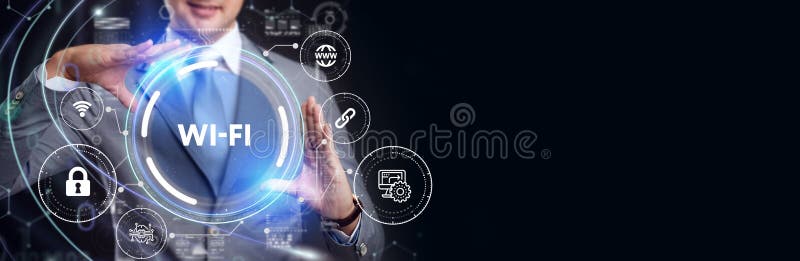 Global Wi-Fi Wireless Internet Technology Concept Stock Photo - Image ...