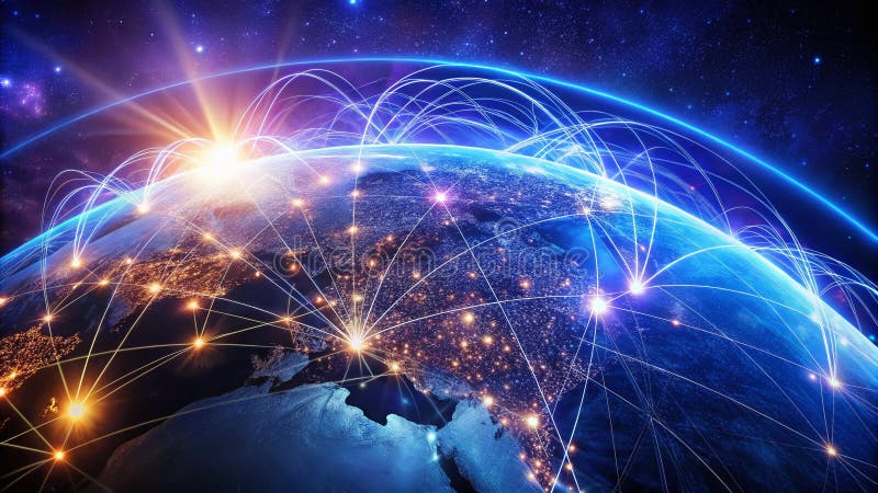 Global WiFi Network a Long Exposure View of Earths Connectedness ...