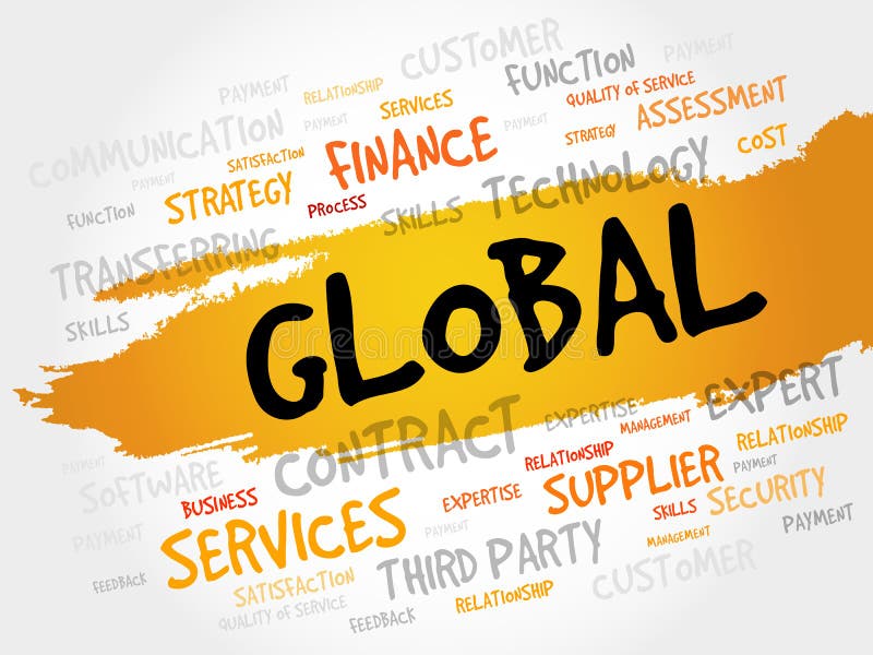 Global word concept stock photo. Image of globalization - 143354208