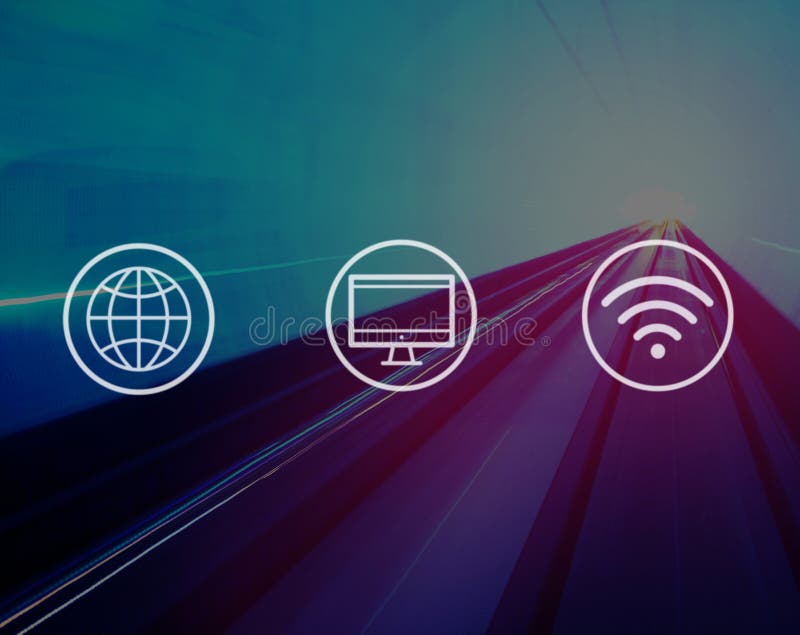 Global Worldwide Digital Modern Connection Concept Stock Illustration ...