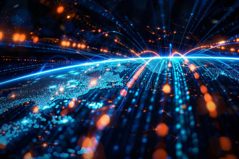 Global Worldwide Network Connect. Technology Background Stock Photo ...
