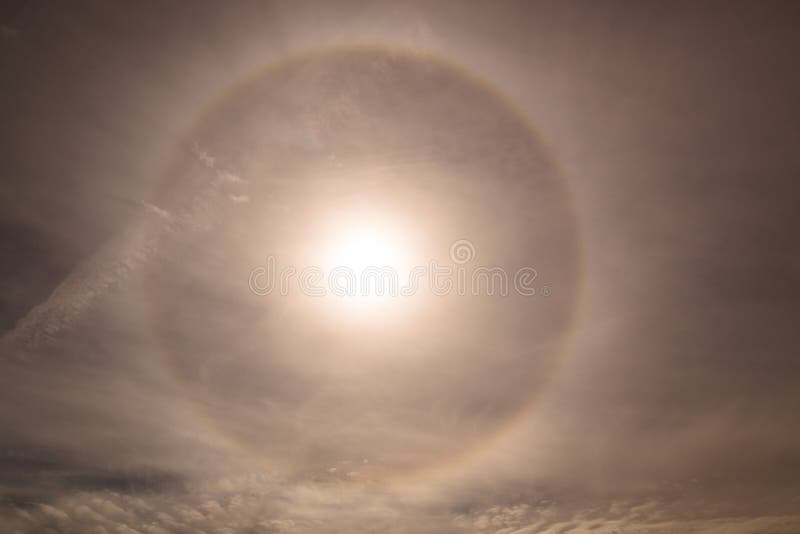 Globale Verwarmende Zon Met Warm Effect Stock Afbeelding - Image of ...